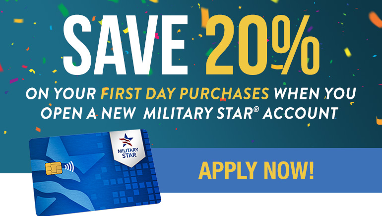 MCCS Military Star®: Save 20%