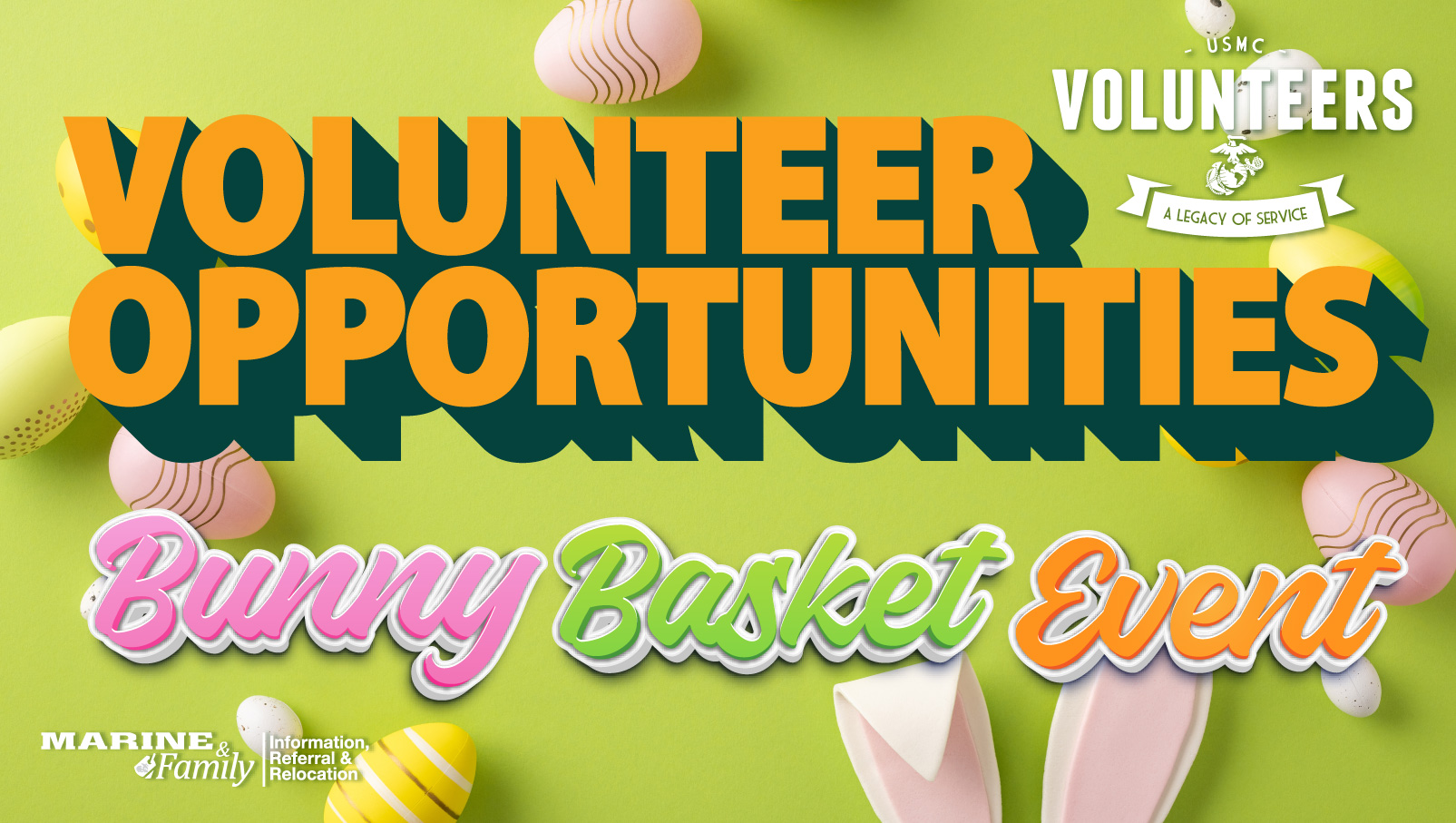 MCCS Volunteer Opportunities - Bunny Basket Event